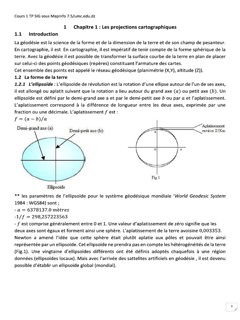 Cours TP SIG | PDF | Computers