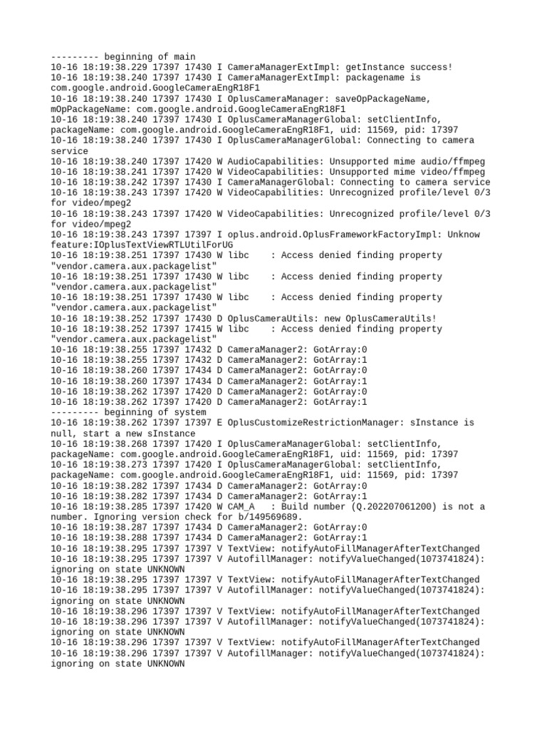 Log Cat | PDF | Computing | Software