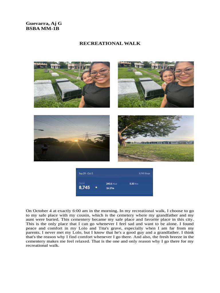 Recreational Walk | PDF