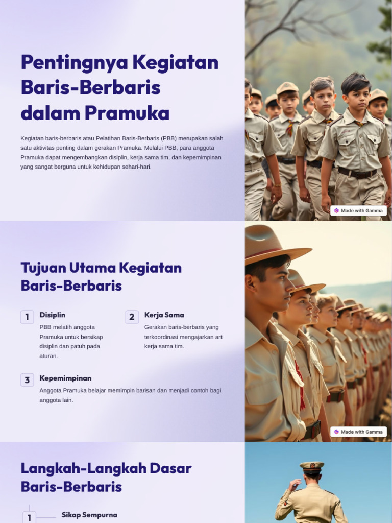 Pentingnya PBB dalam Pramuka | PDF
