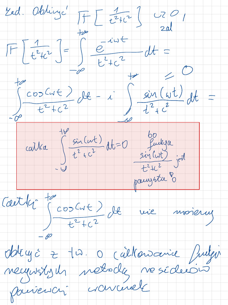 TransFourier - Zadanie Z Tranformaty Fouriera | PDF