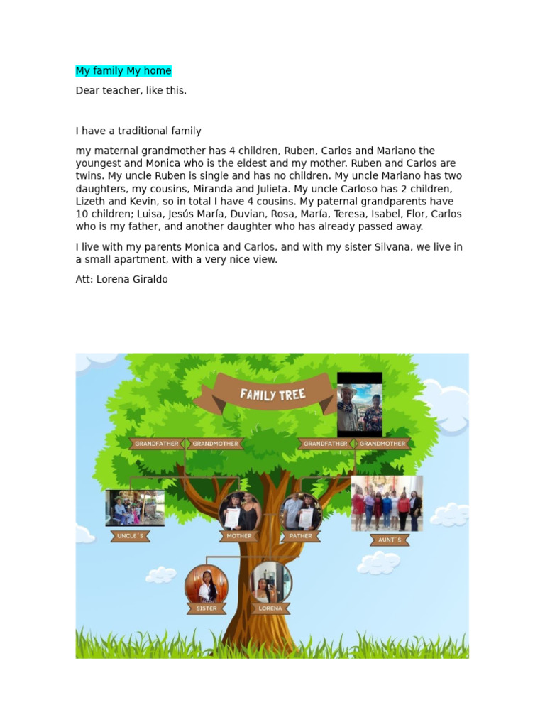 My family My home | PDF