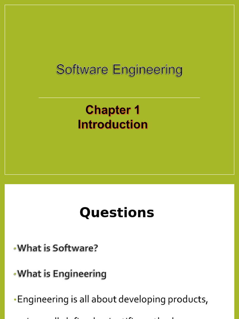 Importance of Software Engineering | PDF | Software Testing | Software