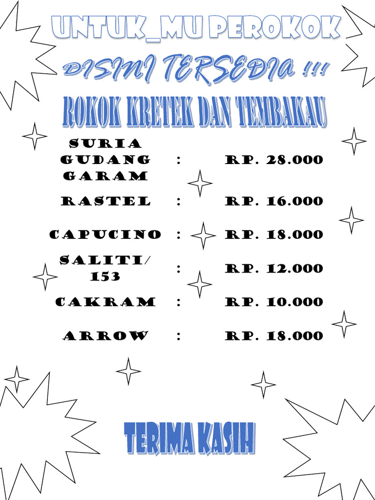 Contoh Iklan Rokok | PDF | Memasak, Makanan, & Anggur