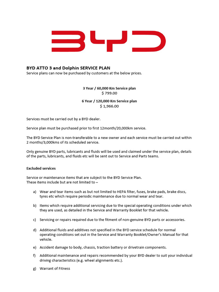 service-plan-details | PDF | Brake | Vehicles