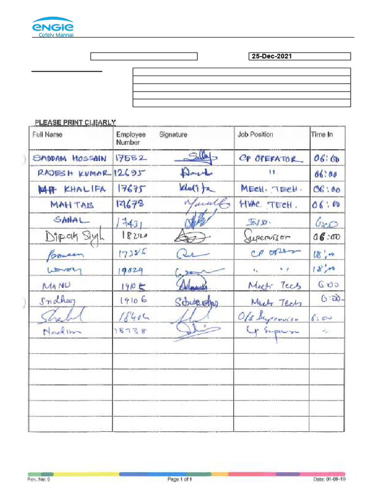 CP2 - Fire Emergency TBT Record | PDF