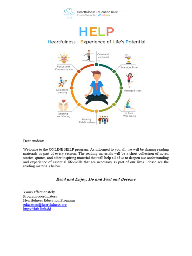 Designing Destiny Reading Material | PDF | Mind | Meditation