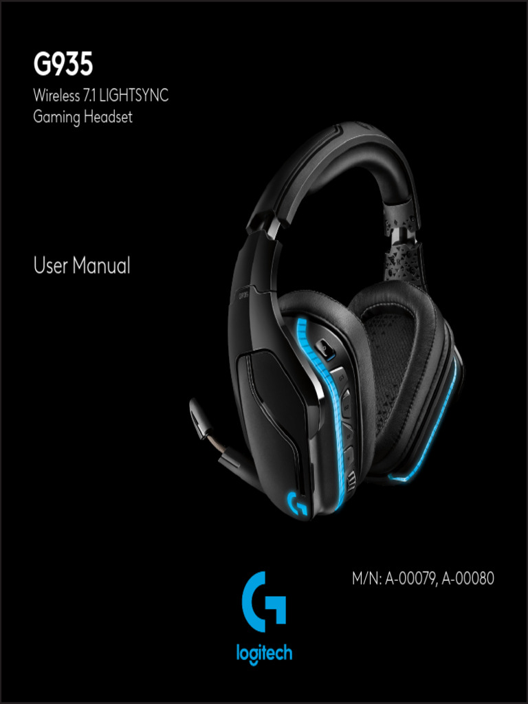 Logitech G935 Instrukcja | PDF | Xbox | Computer Engineering