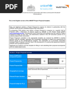UNICEF Concept Note Template With Guideline | PDF | Performance ...