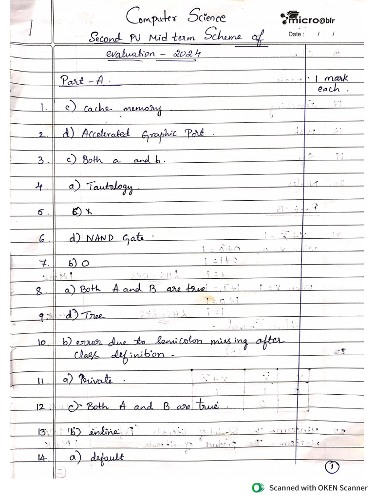 2nd PU Cs Scheme | PDF