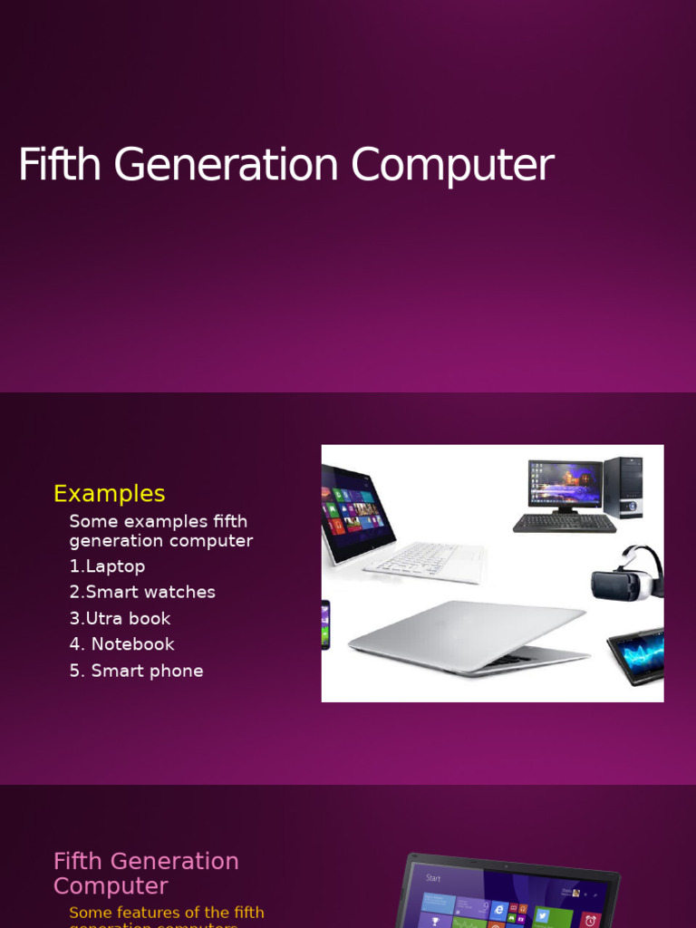 Fifth Generation Computer Aarav | PDF | Computers