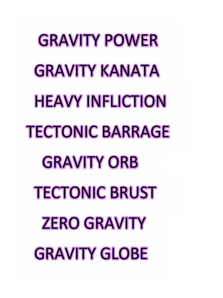 gravity | PDF