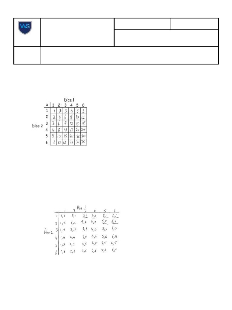 HL Y8 14-05-2023 Probability Answers | PDF | Language Arts & Discipline
