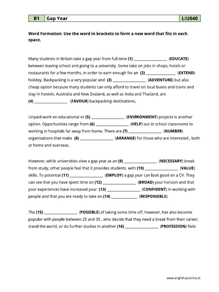 B1 Use of English 2 | PDF