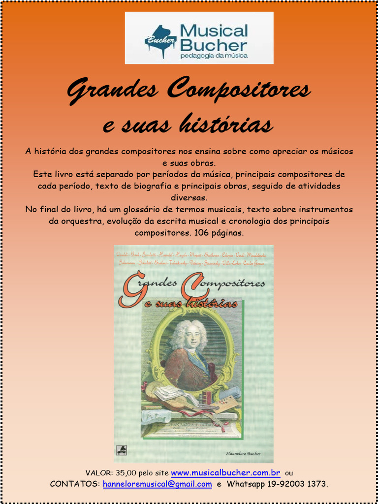 História dos Grandes Compositores | PDF