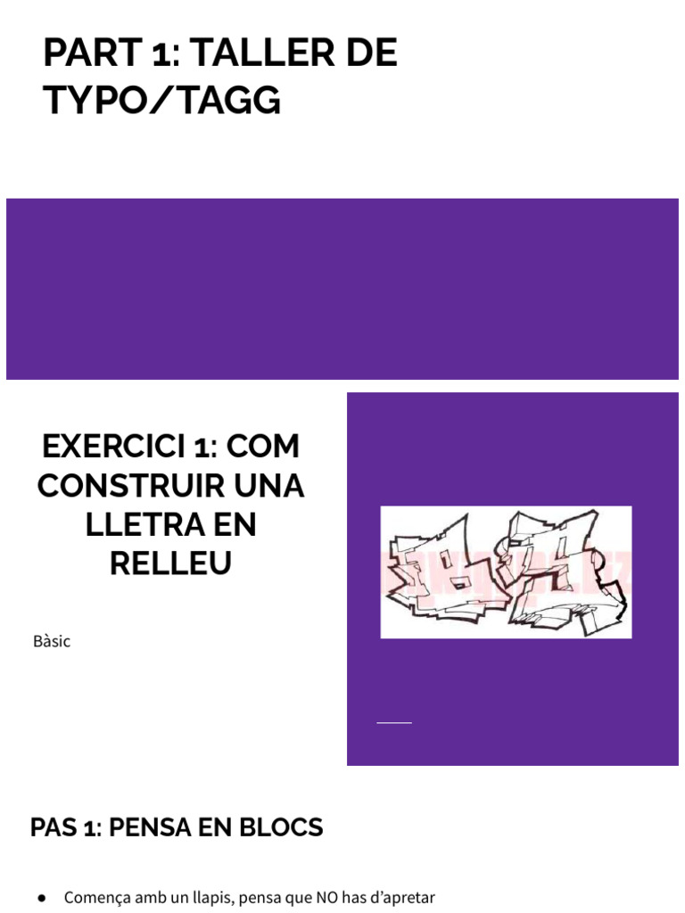 Taller de Construcció de Typo | PDF