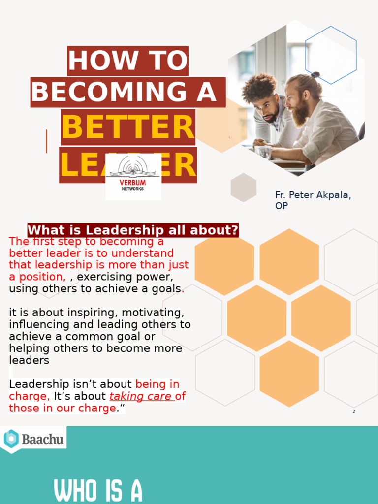 Becoming A Better Leader Pdf Psychological Resilience Leadership
