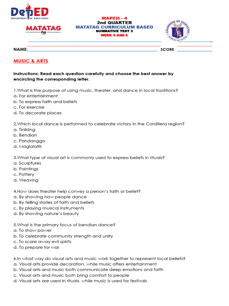 MAPEH.docx | PDF | Dances | Rhythm