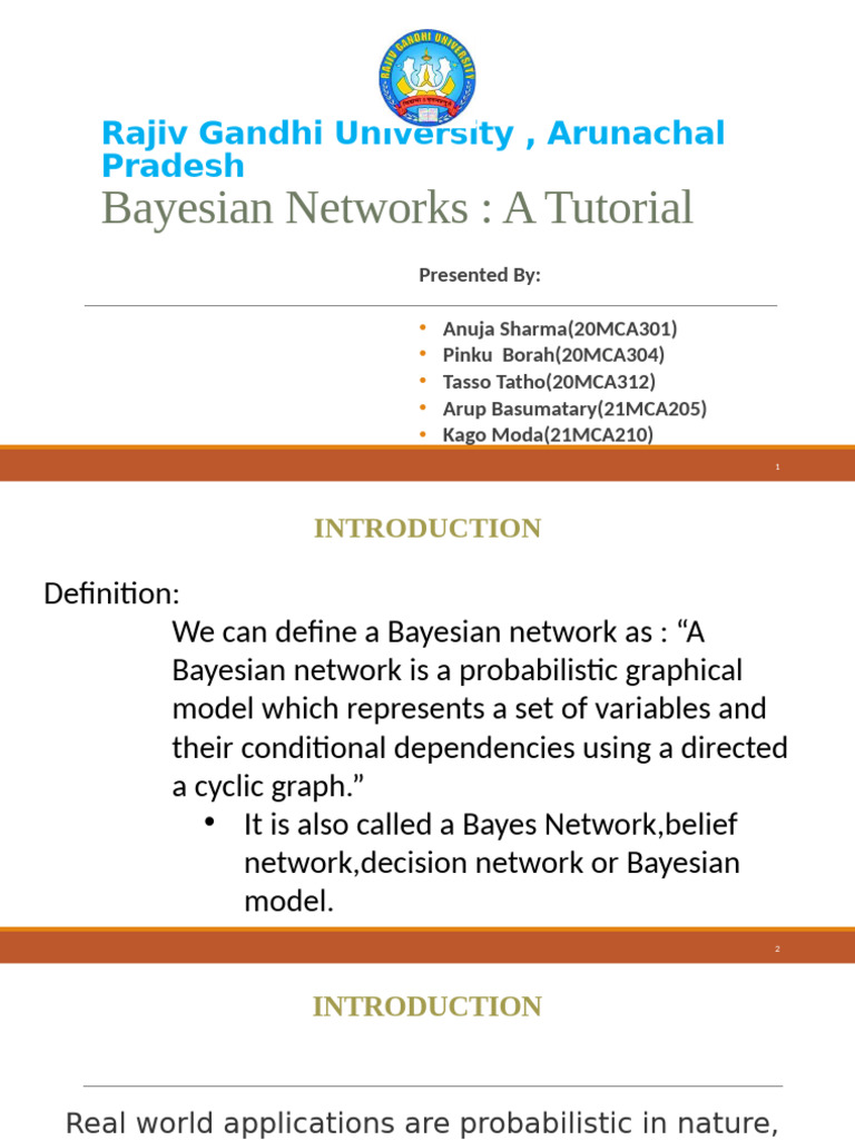 BNetwork Presentation | PDF | Bayesian Network | Probability Theory