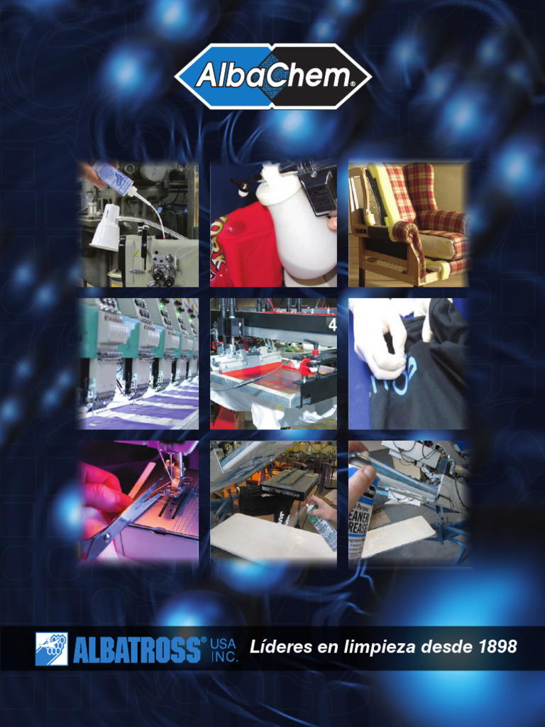 AlbaChem TriFold Email Spanish | PDF | Textiles | Clorofluorocarbono