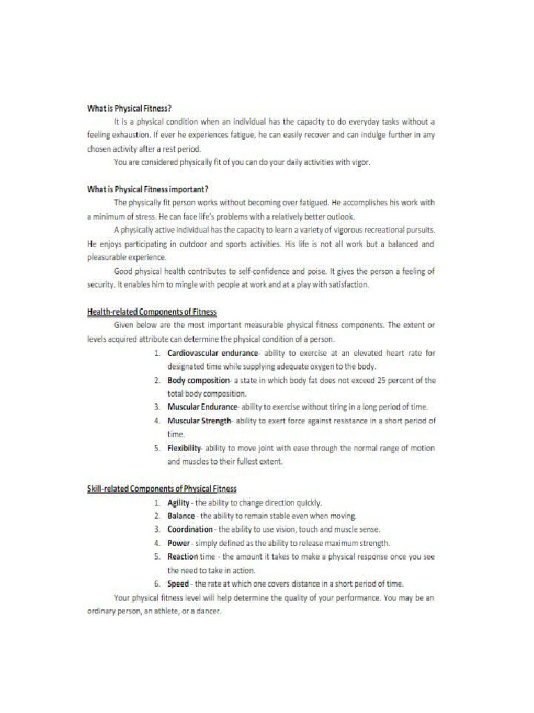 Patfit 3 Lesson | PDF