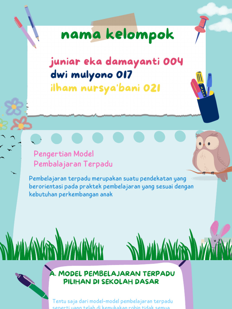 Fix Pemb Terpadu Kel 4 | PDF