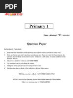 TIMO Sample Questions (ALL Groups) : 幼稚園組/ Kindergarten Group | PDF ...
