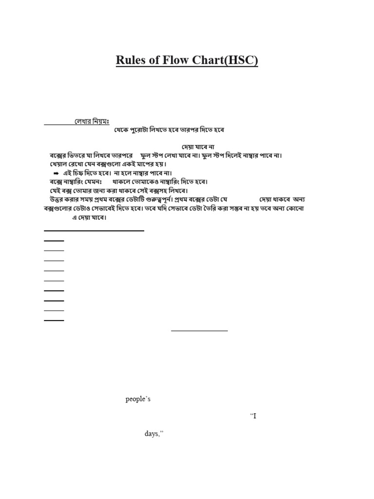 Rules of Flow Chart. HSC Update PDF Final 3 | PDF | Verb | Meditation