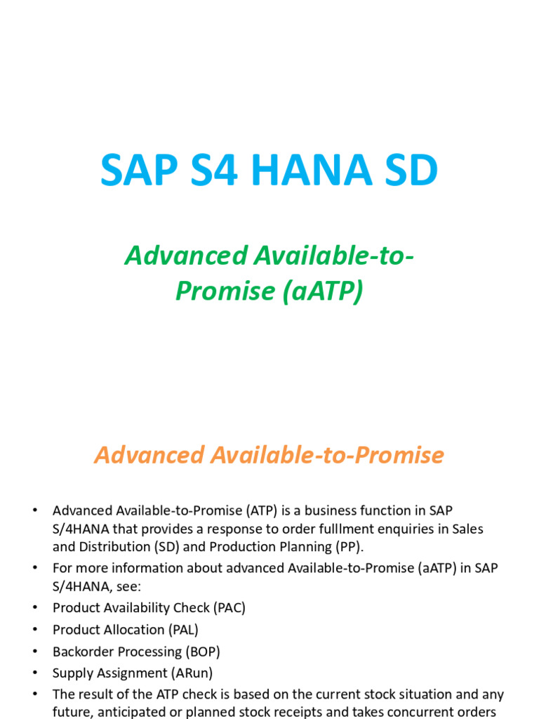 Advanced Available To (AATP) | PDF | Computing