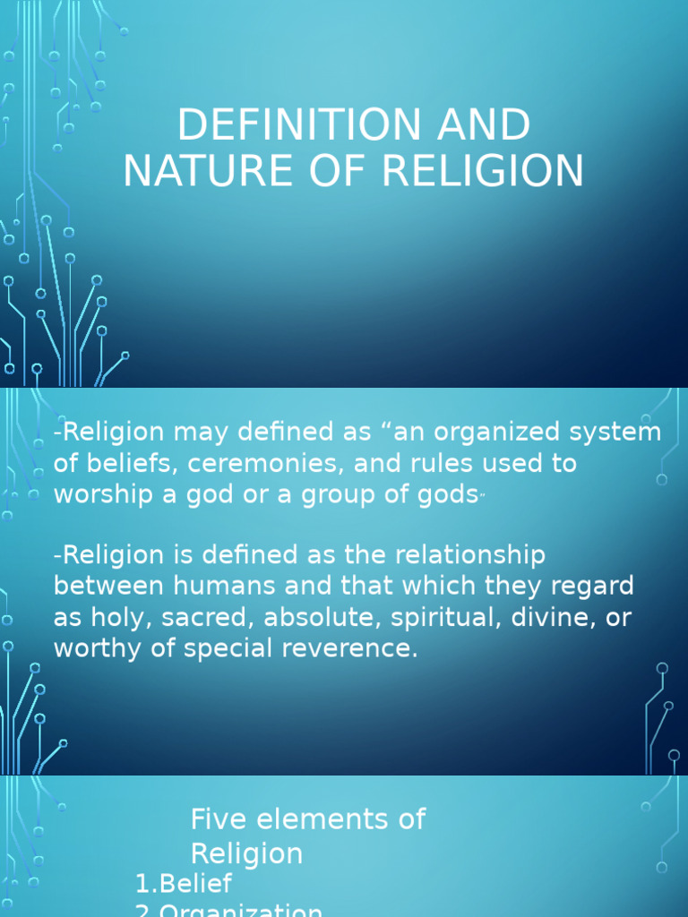 Understanding the Nature of Religion | PDF | Torah | Oral Torah