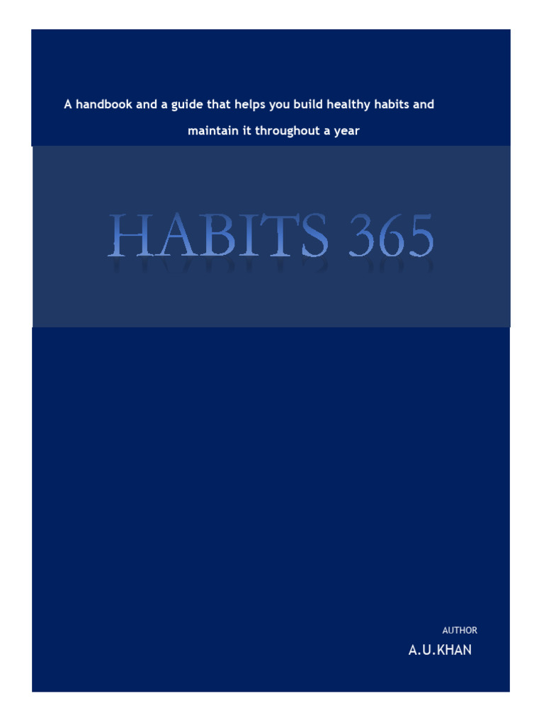 HABITS 365 Book ? | PDF | Self-Improvement