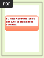 Creating SAP Pricing Conditions Using BAPI | PDF | Computer Architecture | Information ...