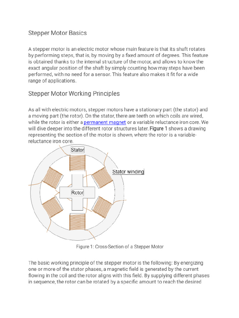 Stepper Motor Basics | PDF