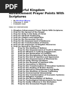 RCCG Fasting and Prayer Points Guide 2025 for 100 Days | PDF | God The Father | Lord's Prayer