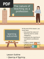 The Teaching Profession MODULE | PDF | Teachers | Learning