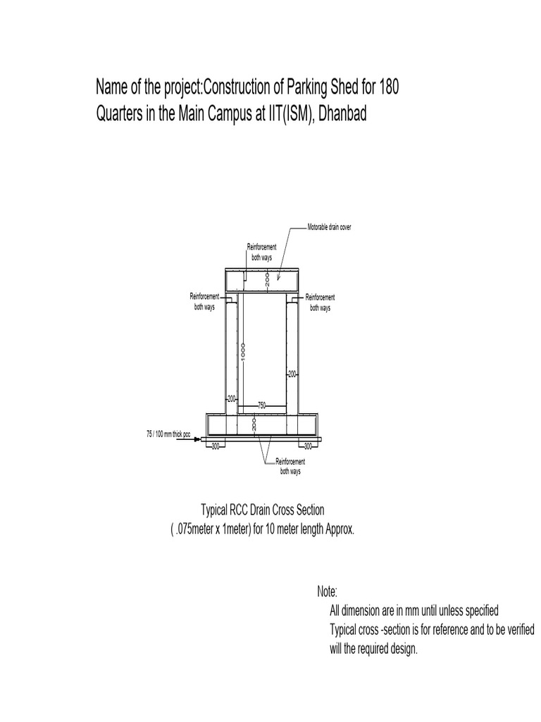 Typical Drain Layout-Model | PDF