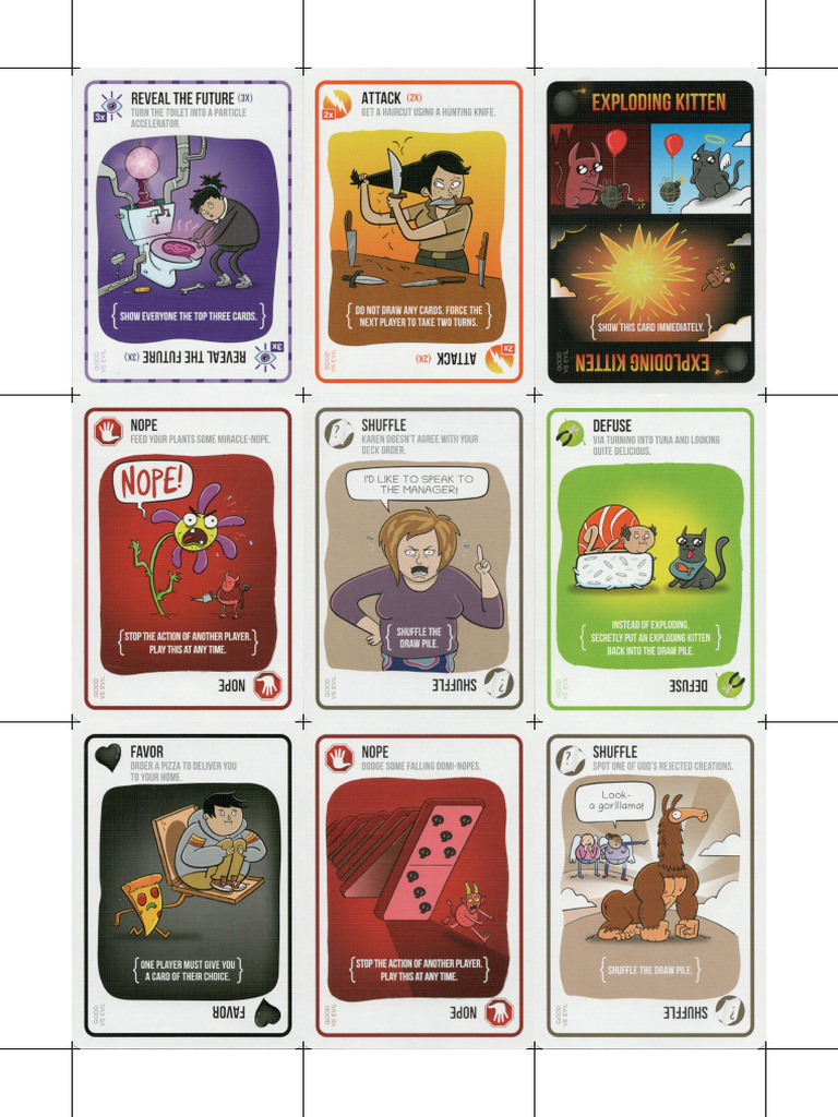 Exploding Kittens - Good Vs Evil | PDF