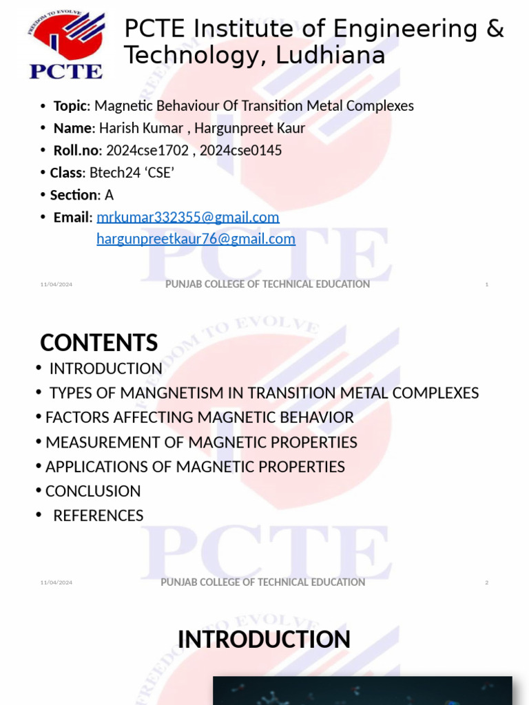 Harish Kumar & Hargunpreet Kaur, (2024cse1702 & 2024cse0145) | PDF