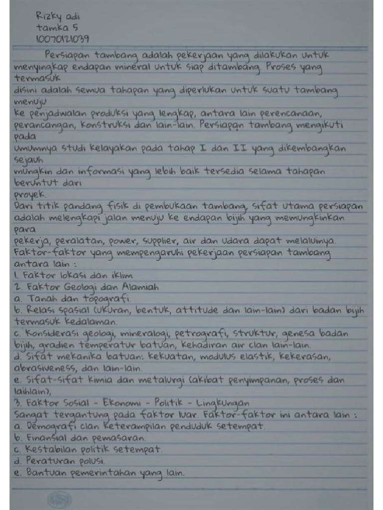 Rizky Adi P - 10070121039 - Tamka5 | PDF