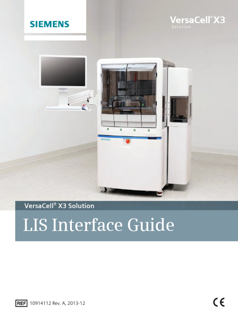 Versacell X3 LIS Specification | PDF | Computing | Computer Science