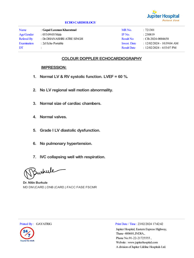 Radiology Report | PDF