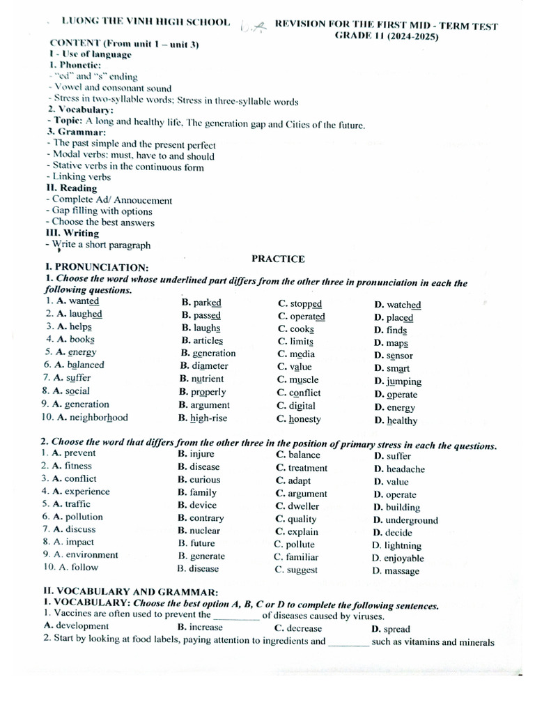 Đề cương LTV 2024 | PDF