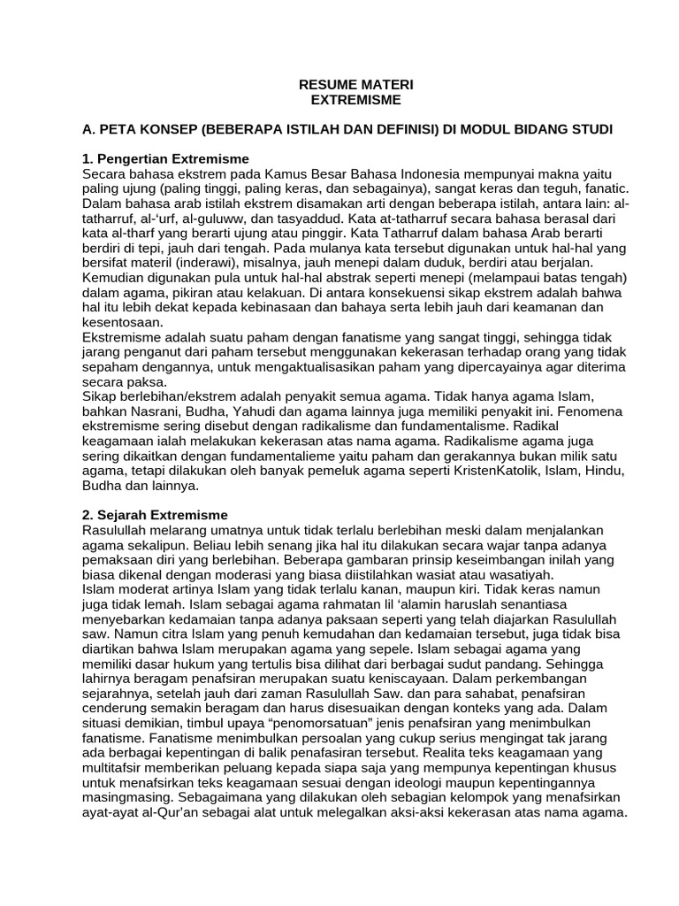 Resume Materi KB 1 | PDF
