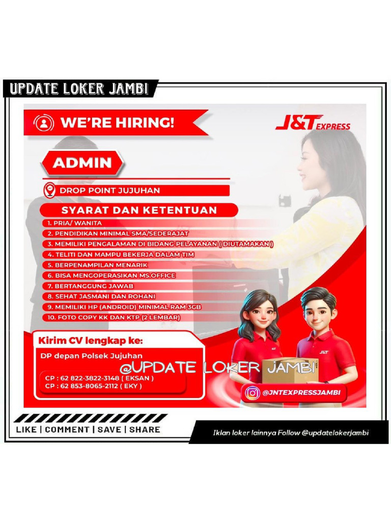 Update Loker Jambi, 03 Agustus 2024 | PDF