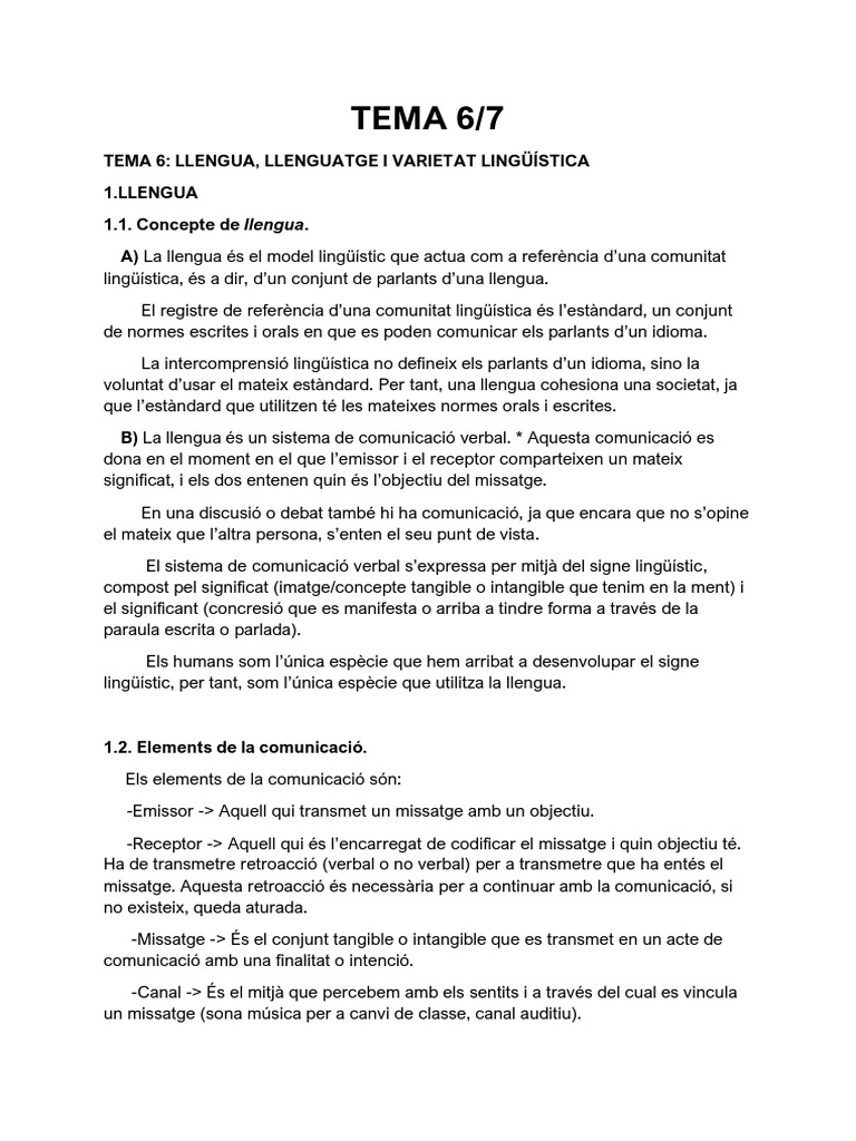 Resumen Lengua, Lenguaje, Cohesión Textual | PDF