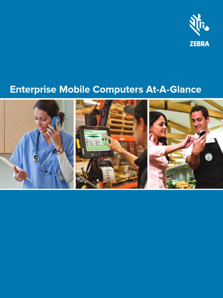 Zebra Mobile Computers at-A-Glance | PDF | Mobile Computing | Mobile Device