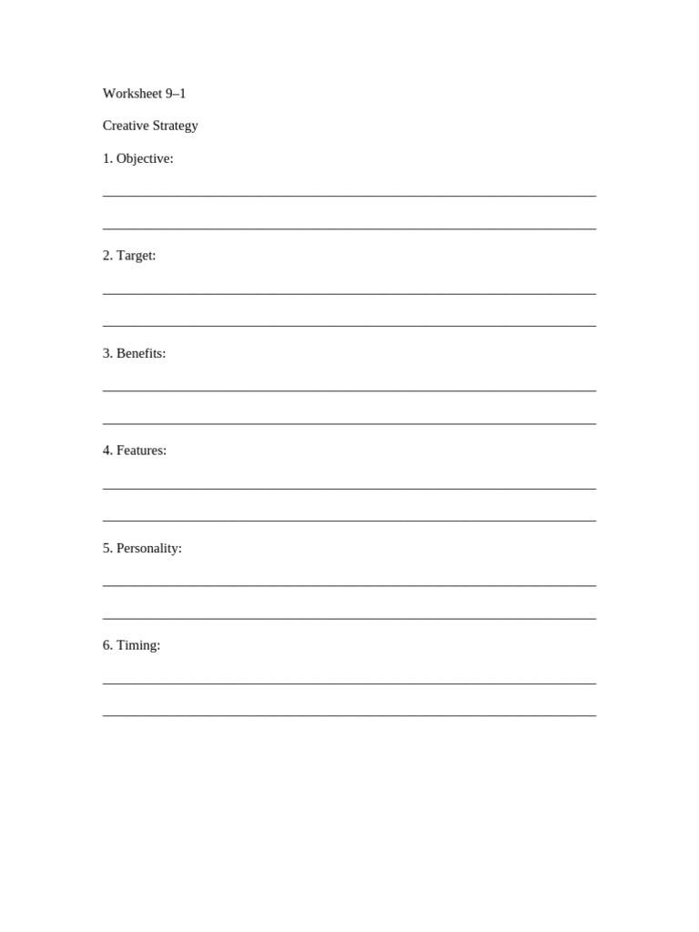 WS9 1CreativeStrategy | PDF