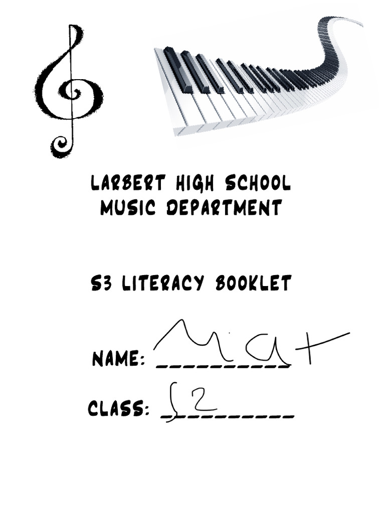 LHS N4 N5 BOOKLET | PDF | Scale (Music) | Tempo