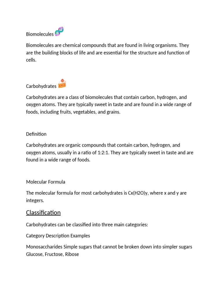 Biomolecules | PDF