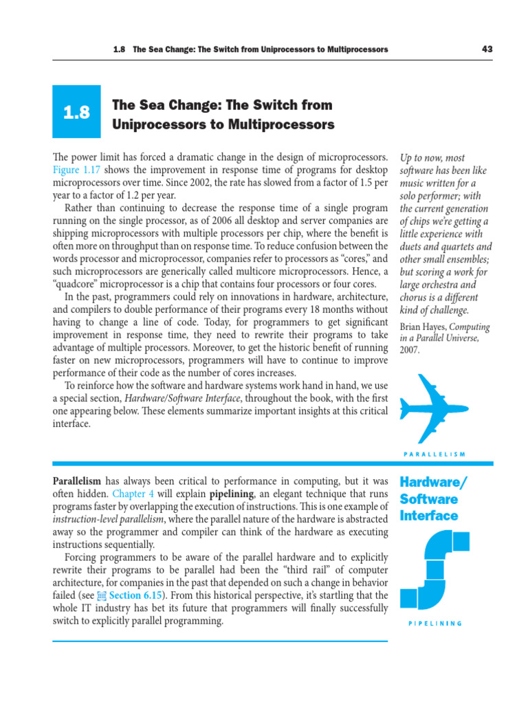 Patterson&Hennessy - (1 8) | PDF | Parallel Computing | Cpu Cache